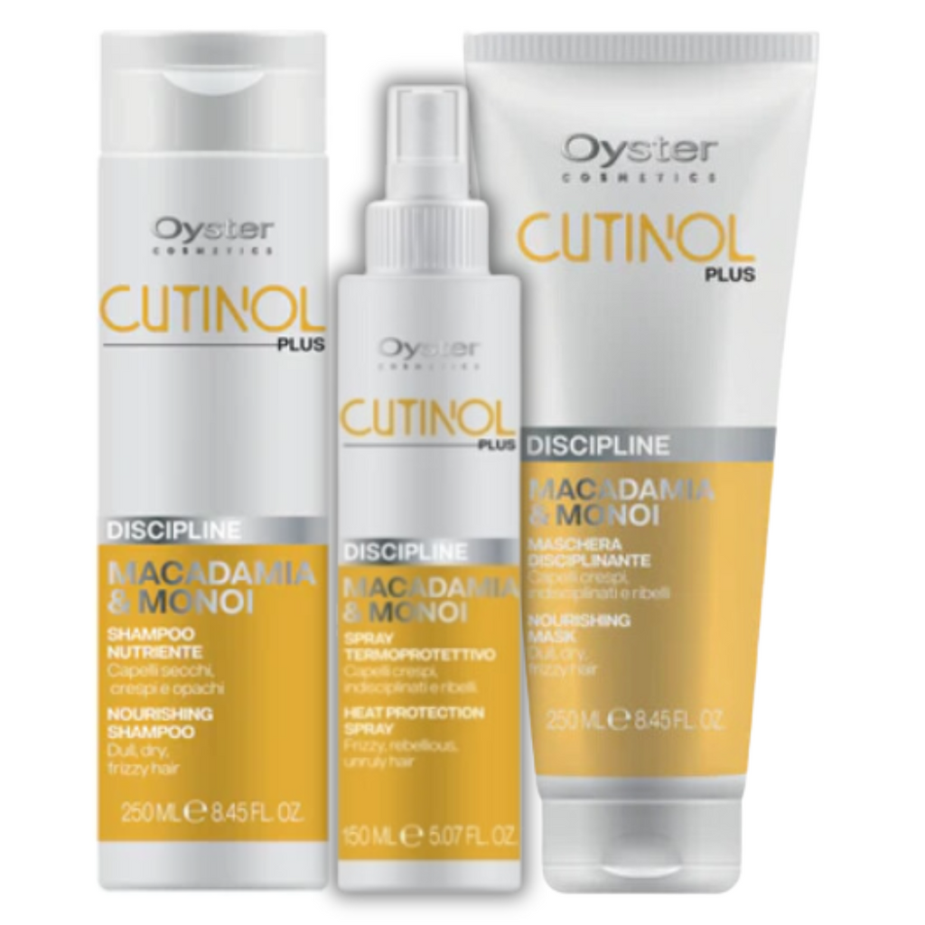Tratament pentru parul rebel OYSTER Cutinol Plus Discipline Pack – Pastel3